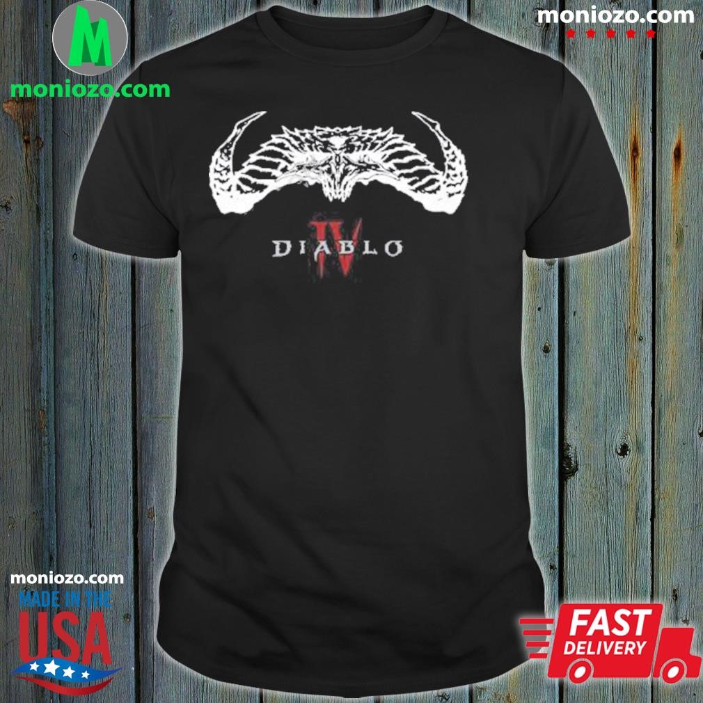 Official Diablo iv skull shirt