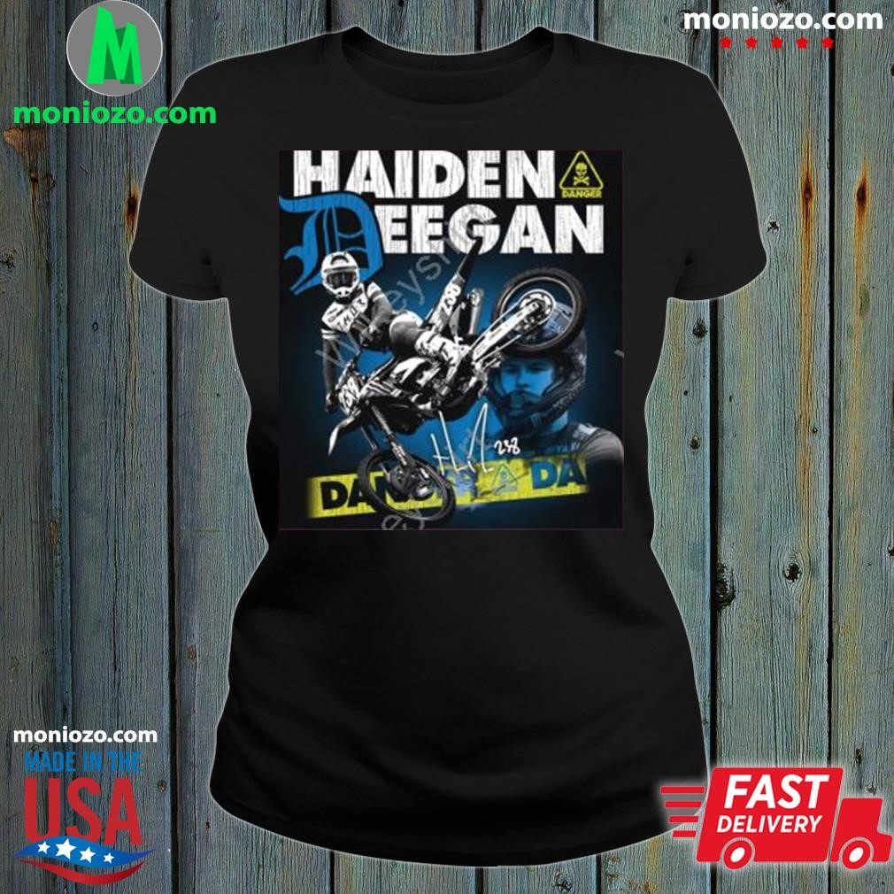 Official Haiden deegan merch caution shopdeegan38 shirt