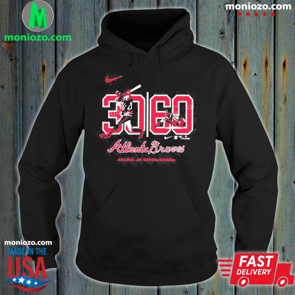 Official Logo Nike Bally Sports Braves Ronald Acuña Jr 30-60 Shirt