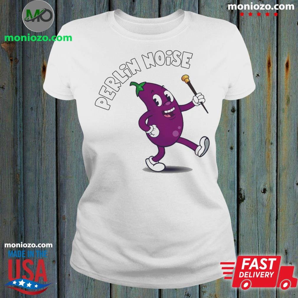 Awesome Perlin Noise Eggplant Shirt