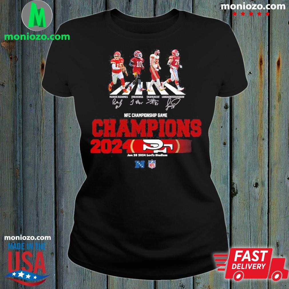 Top Official Congrats San Francisco 49ers Are 2024 NFC Champions NFL ...