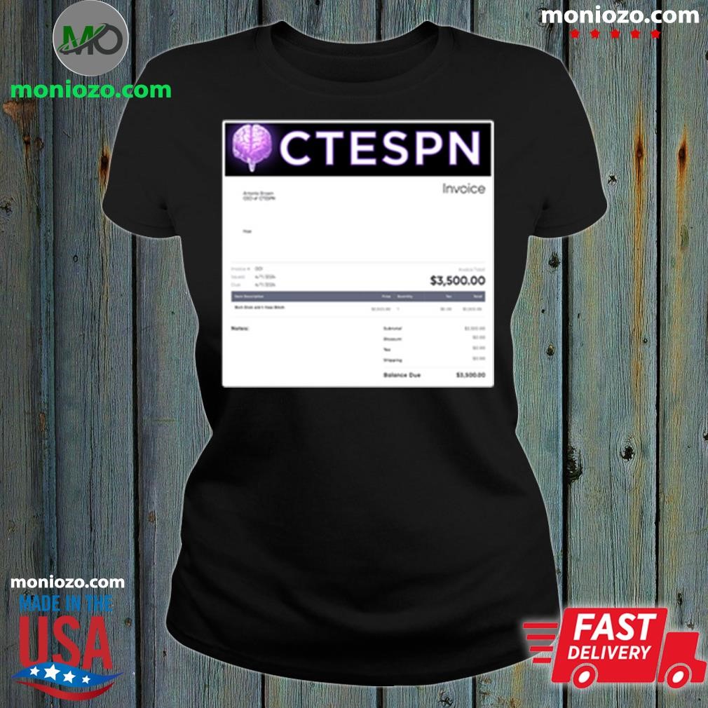 Ctespn Invoice Shirt