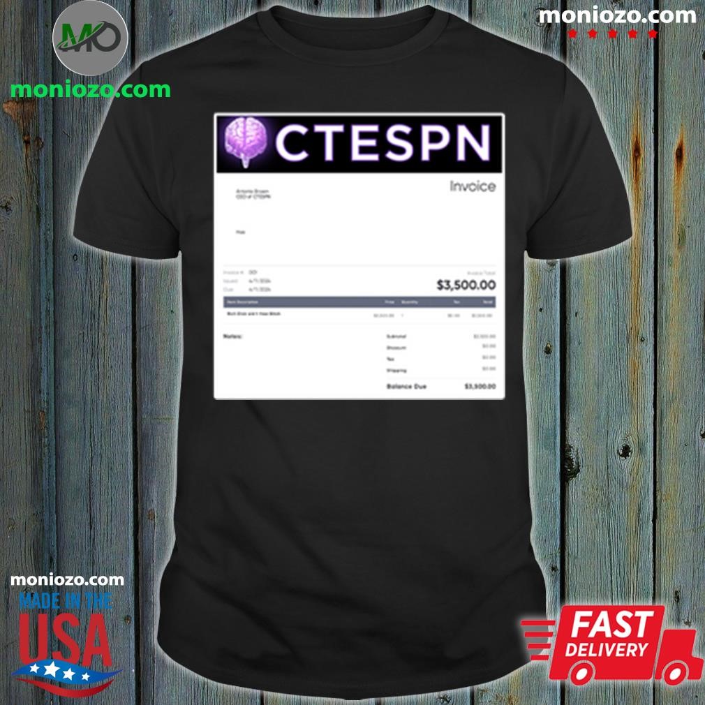 Ctespn Invoice Shirt