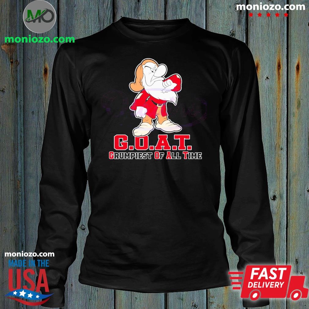 Official GOAT Grumpiest Of All Time Seven Dwarfs t-shirt