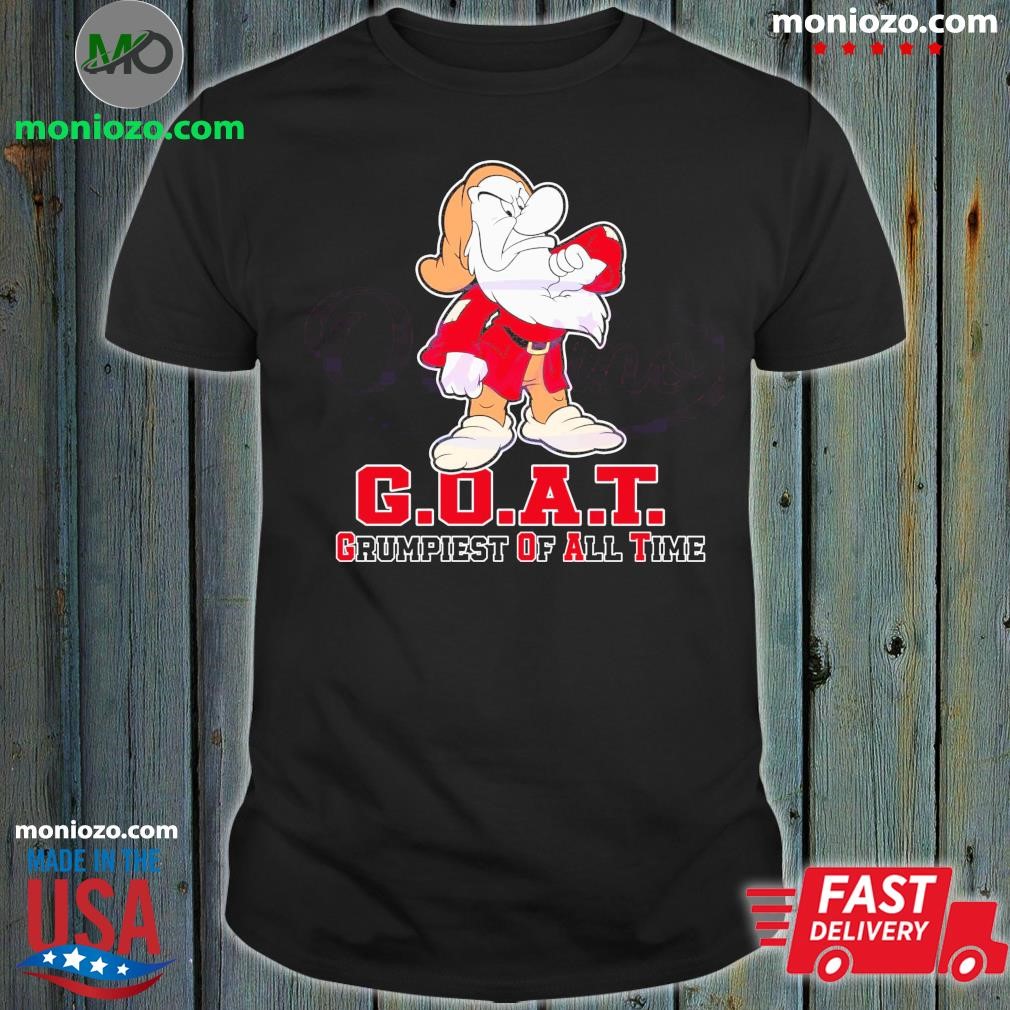 Official GOAT Grumpiest Of All Time Seven Dwarfs t-shirt