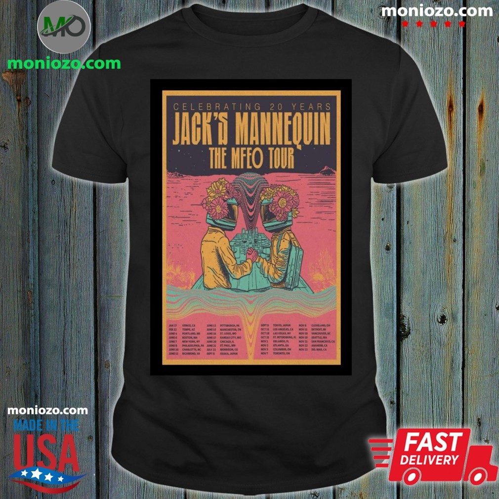 Original Jack’s Mannequin The MFEO Tour 2025 Poster T-shirt