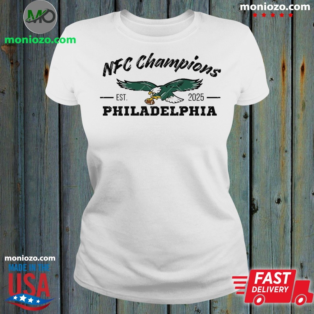 Premium Philadelphia Eagles NFC Champions 2025 T-shirt