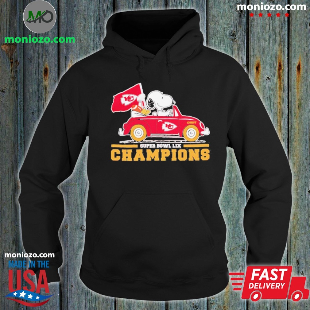 Premium Snoopy Go Car Peanuts Kansas City Chiefs Super Bowl LIX ...