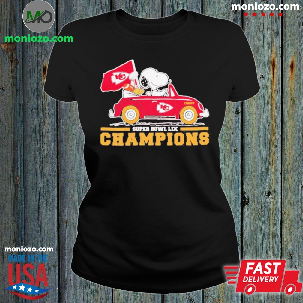Premium Snoopy Go Car Peanuts Kansas City Chiefs Super Bowl LIX ...