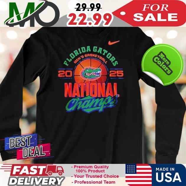 Official Florida Gators Men’s Basketball National Champions 2025 Logo Shirt