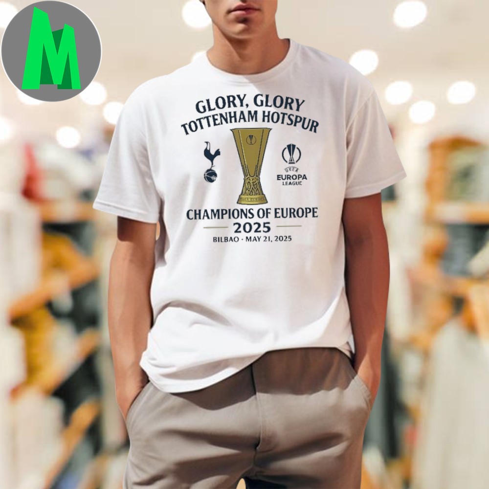 Official Glory Glory Tottenham Hotspur Europa League Champions 2025 ...