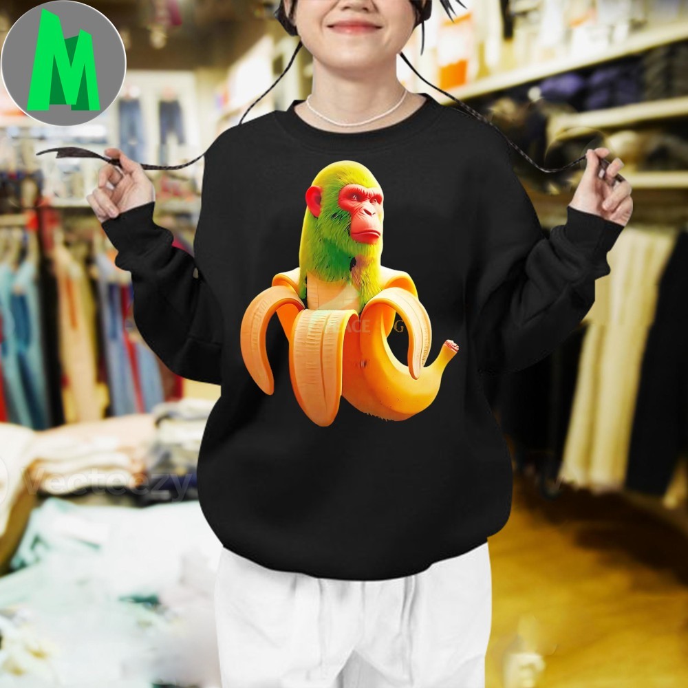 Official Chimpanzini Bananini Brainrot Character Meme Shirt