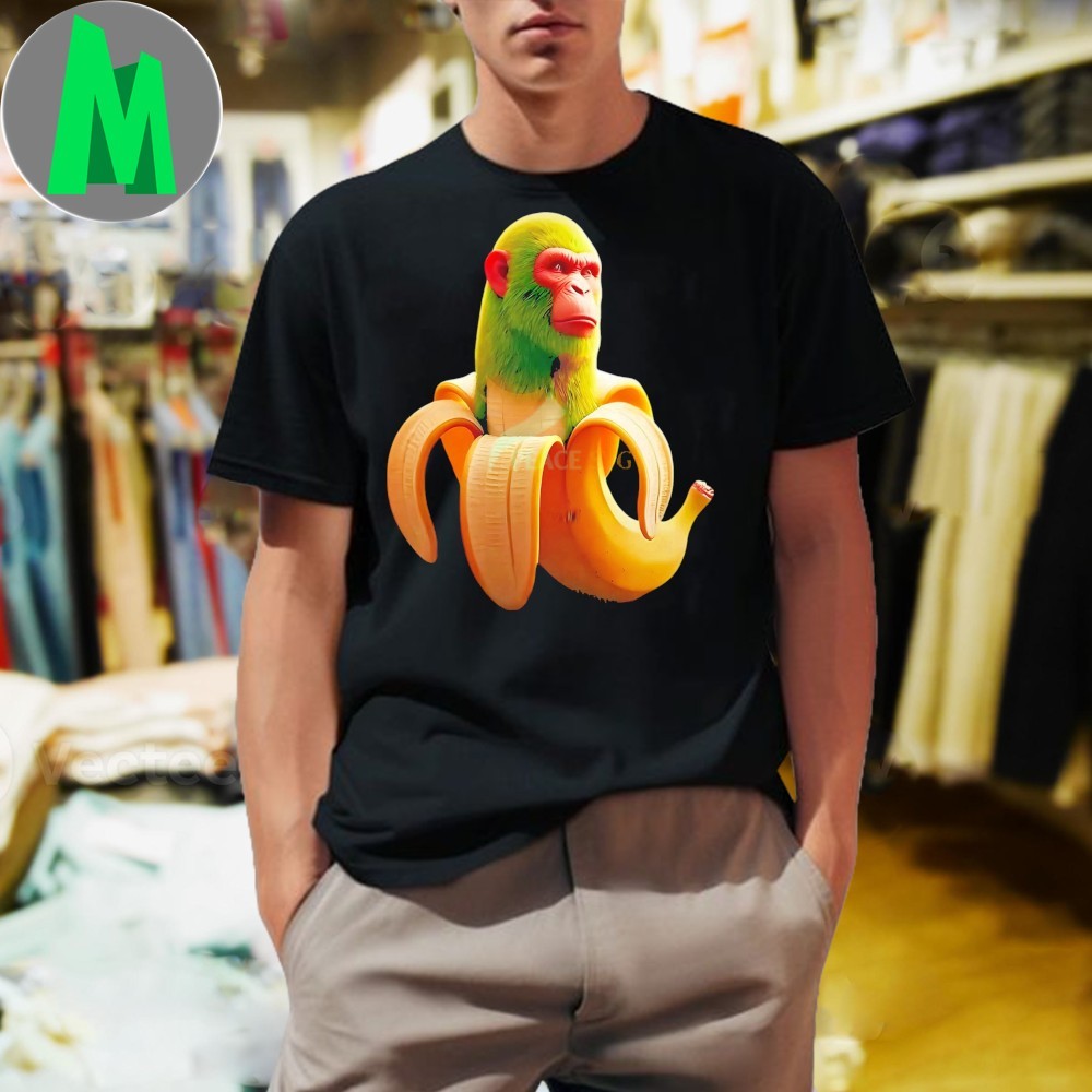 Official Chimpanzini Bananini Brainrot Character Meme Shirt