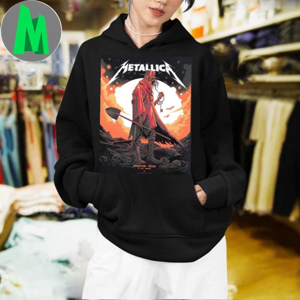 Official Metallica M72 Houston 2025 Pop Up Shop Poster In Texas At NRG ...