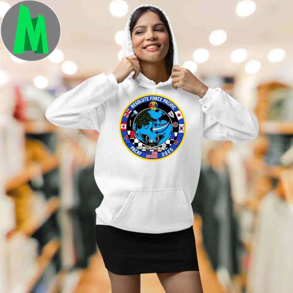 Original Resolute Force Pacific PACAF 2025 Military Exercise Patch T-Shirt